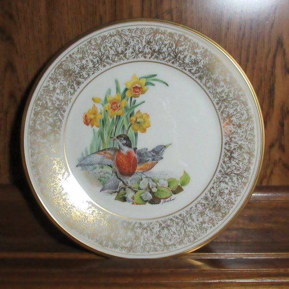 Lenox | Other | Vintage Lenox 977 Robin Collectors Plate | Poshmark